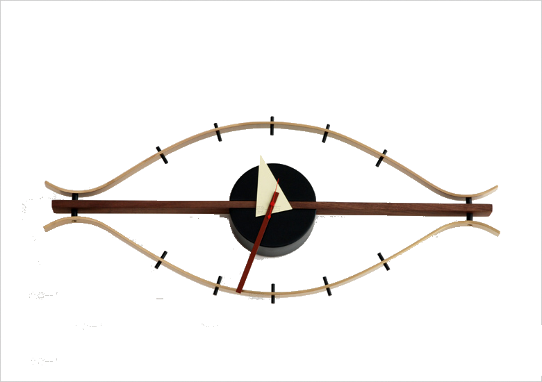 Wall clock Eye clock multicolor